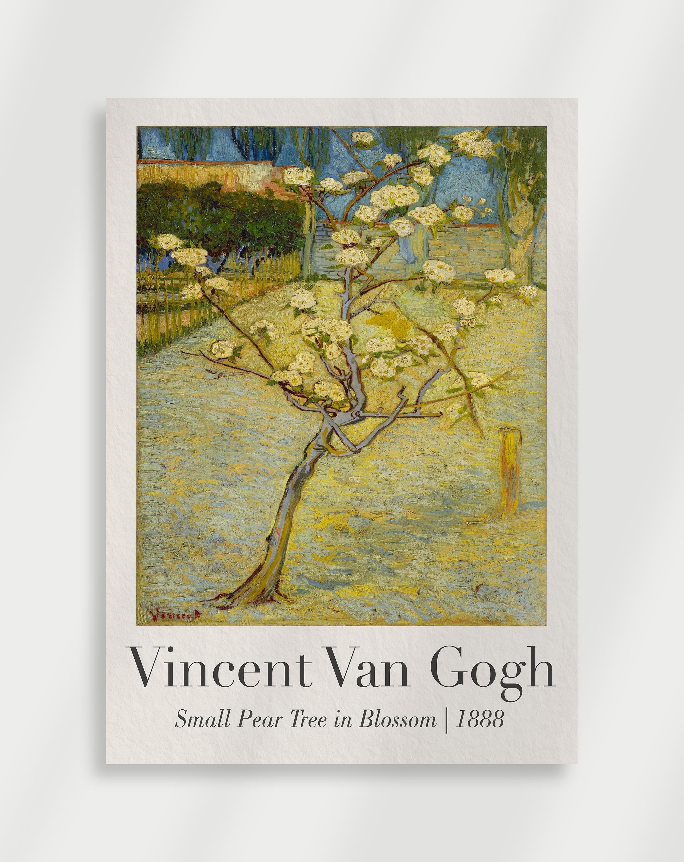 Van Gogh's 'Small Pear Tree in Blossom' Poster – PALSPOSTER